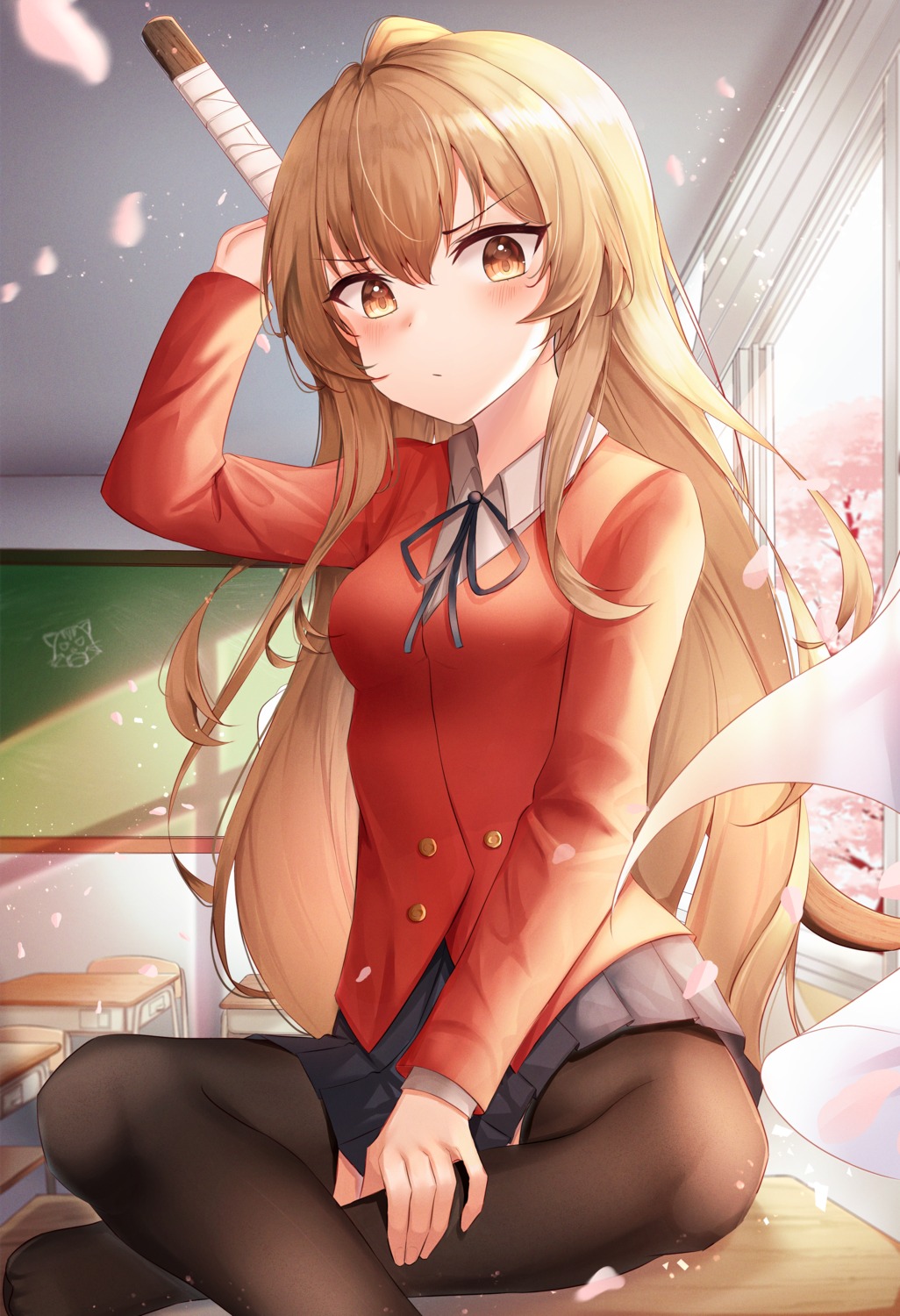 li se toradora! aisaka taiga seifuku sword thighhighs | #974753 | yande.re